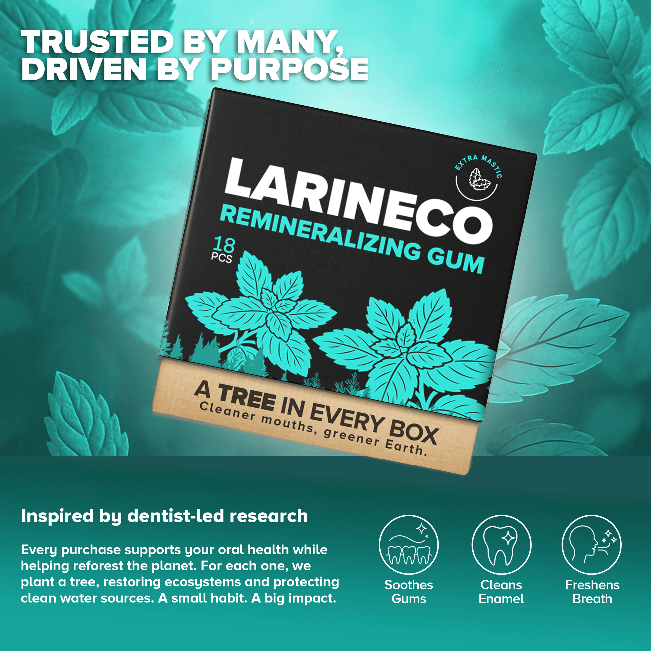 Extra Remineralizing Gum by Larineco™️